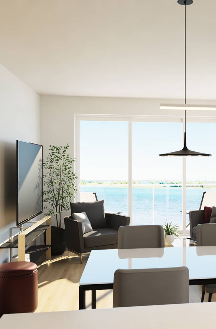 Le 730 Notre-Dame | Condos locatifs luxueux et club privé à Reprentigny